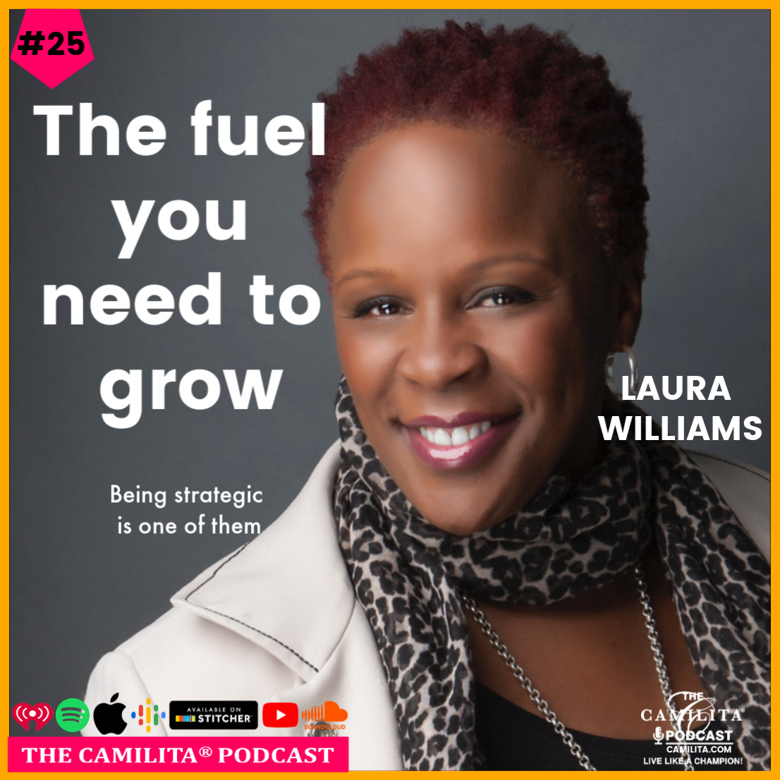 25: Laura Williams | The Fuel You Need to Grow - Camilita Nuttall